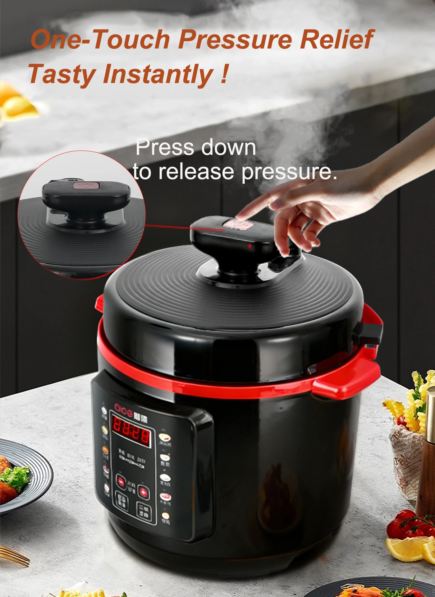 Instant Cooker Smart Cooker Electric Pressure Cooker Electric Multi ...