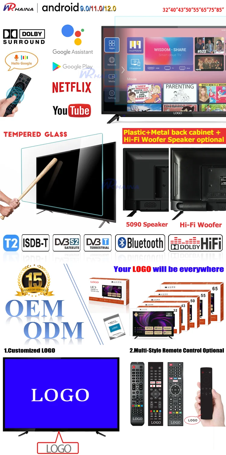 Solar Powered TV - 32 Inch LED Smart TV with 12V DC