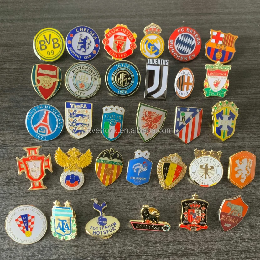 Good Stock Nfl Pin Us Soccer Team Pin Bronze Iron Metal Badge Lapel Brooch Pins For Caps ...