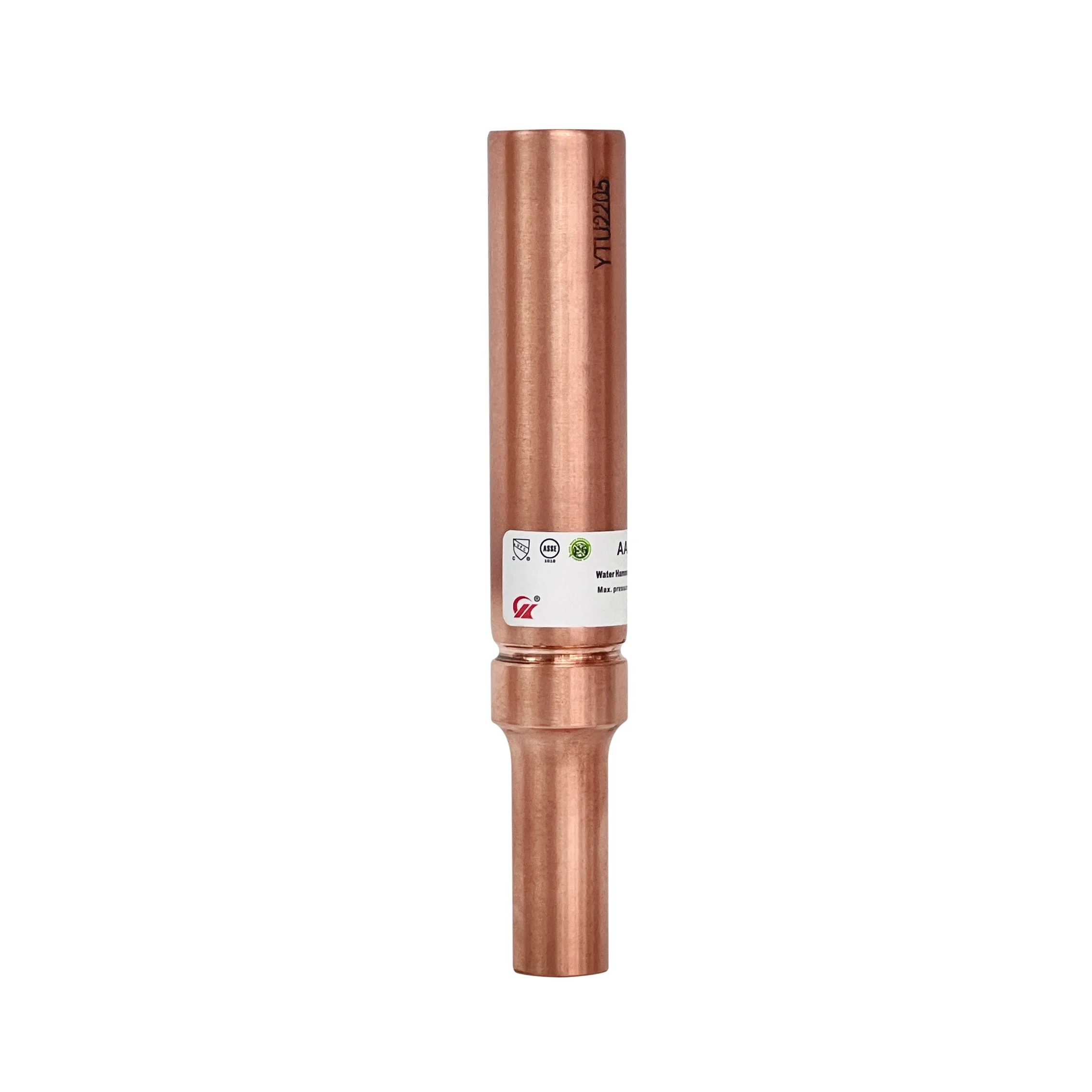 Aa Size Copper Water Hammer Arrester Straight Half Inch Ftg Male Swt ...