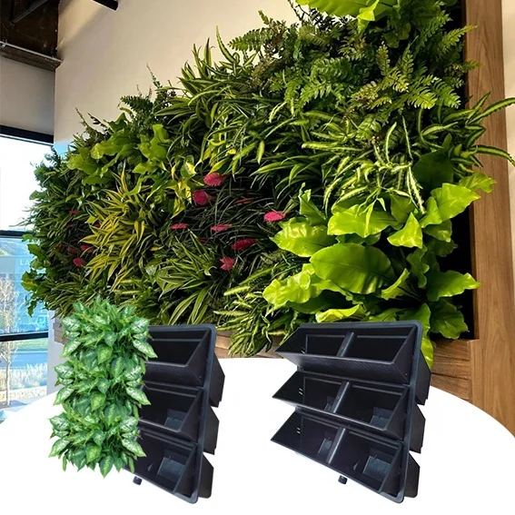 Green wall system planter SL-XQ5057 sol green wall planters vertical ...