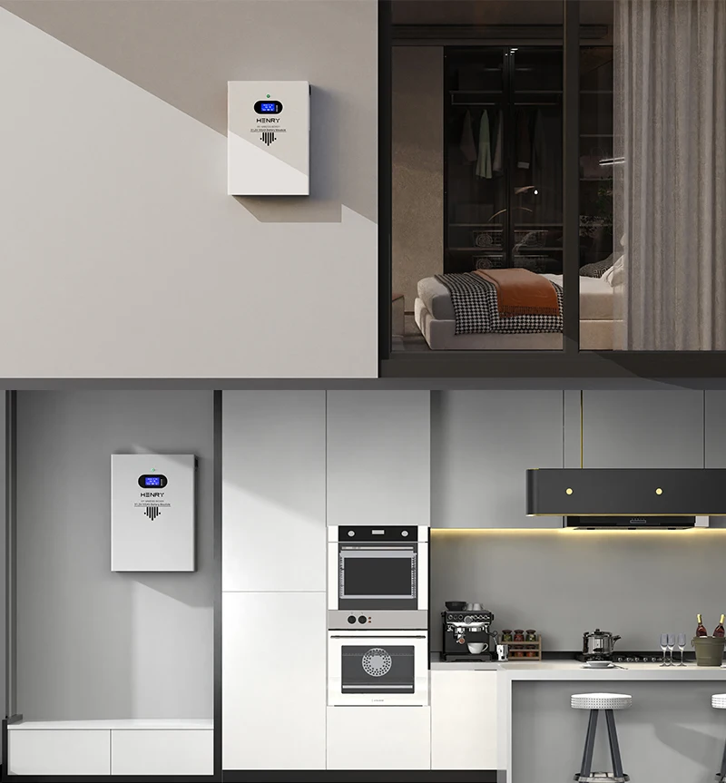 Wall Mounted Battery Box 48V 51.2V 100Ah LifePO4 Battery Case for ...