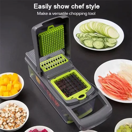 Multifunctional 16 in 1 Fruit Vegetable Slicer & Dicer