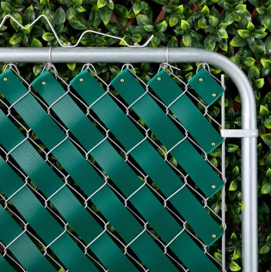 Customizable Chain Link Fence Decorative Strips & Steel Slats