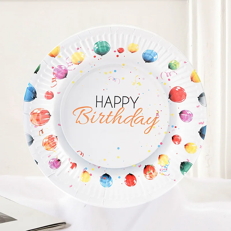 Large Paper Plates Eco Friendly Paper Plates Bright Colourful Star ...