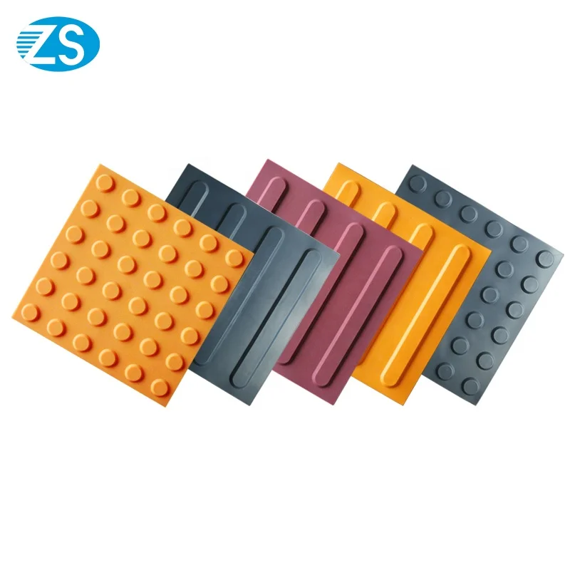 300*300mm Square ceramic Tactile Paving Tiles blind brick customized ...