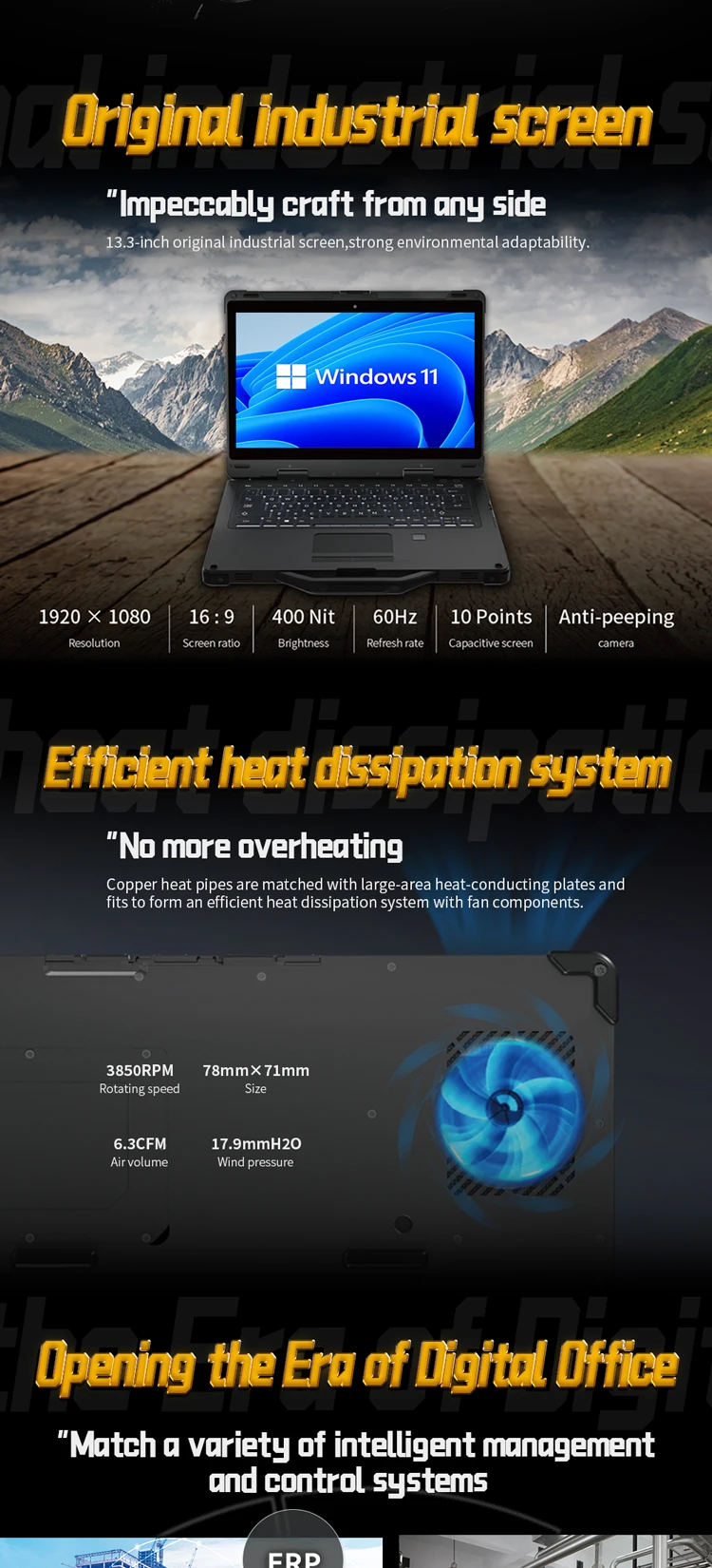 Dorland Ex Nb07s 13.3 Inch Shockproof Waterproof Explosion Proof Laptop ...