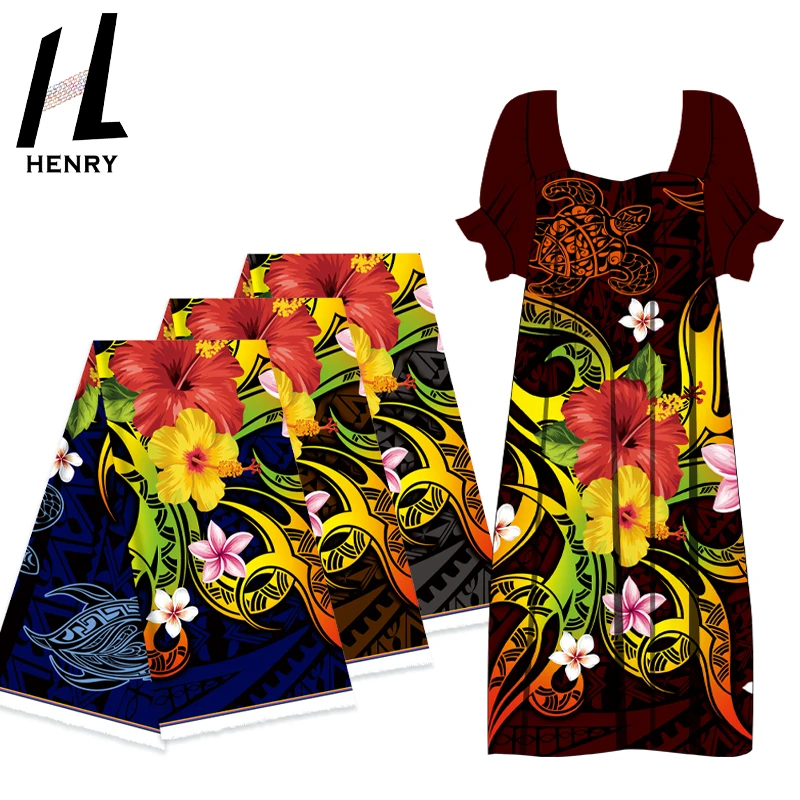 Lava-lavas Chuuk 100% Polyester Fabric Pohnpei Micronesia Mumu Fabric ...