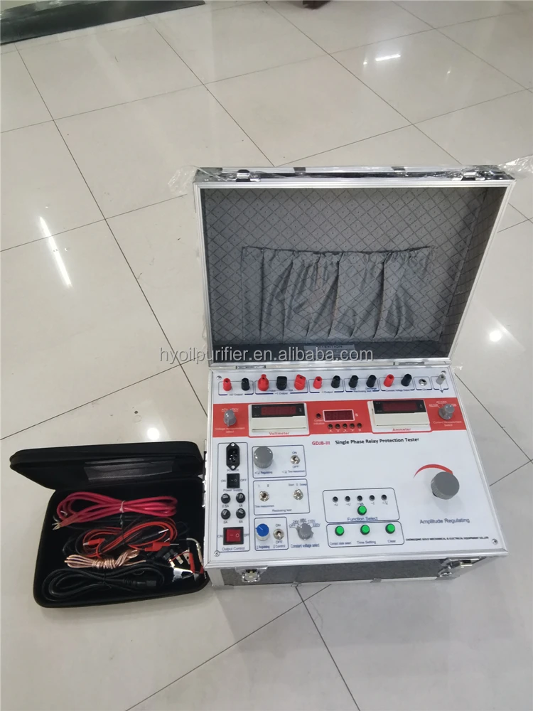 Single Phase Relay Test Set Secondary Current Injection Testing ...