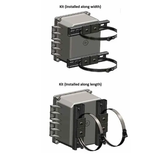Universal Pole Mount Kits - Easy Waterproof Enclosure Mounting