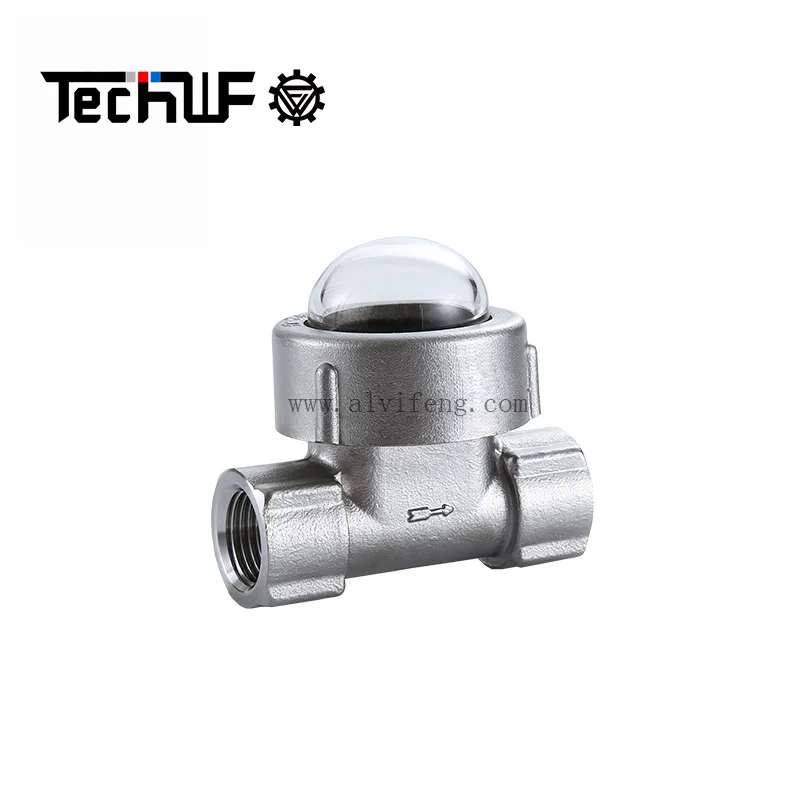 2022 Stainless Steel Float Ball Flow Detector Ball Flow Indicator Sight ...