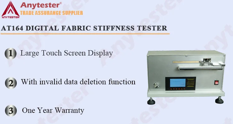 Laboratory Digital Fabric Stiffness Testing Machine For Bending ...
