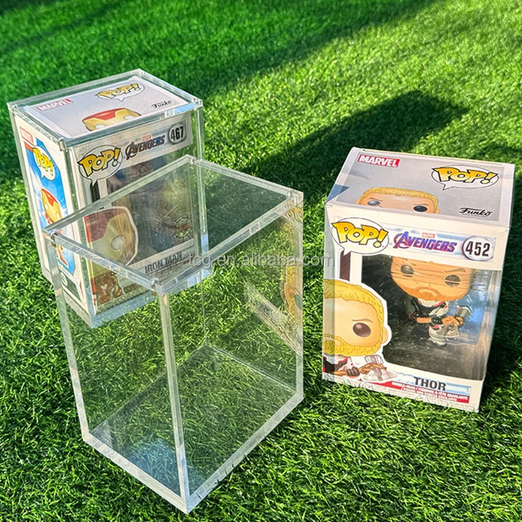 TCG Wholesale Perspex Clear Acrylic Funko Pop Display Cases Magnet ...