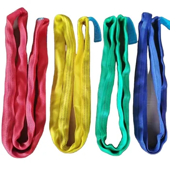 Kawada 1 - 10 Ton Color Code Textile Tape Lifting Slings Crane Flat ...