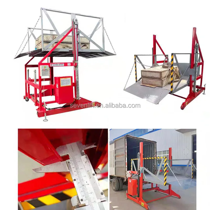 2 Tons Mobile Container Loading & Unloading Dock Platform Lift For ...