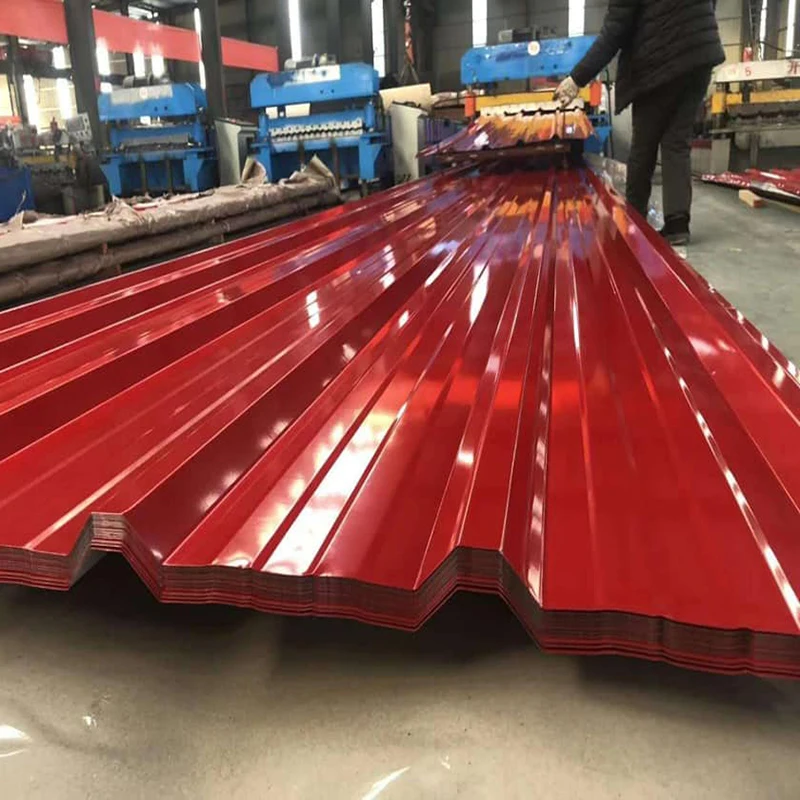 Metal Roofing Tiles Customized Galvanized Corrugated Color Coated Steel ...