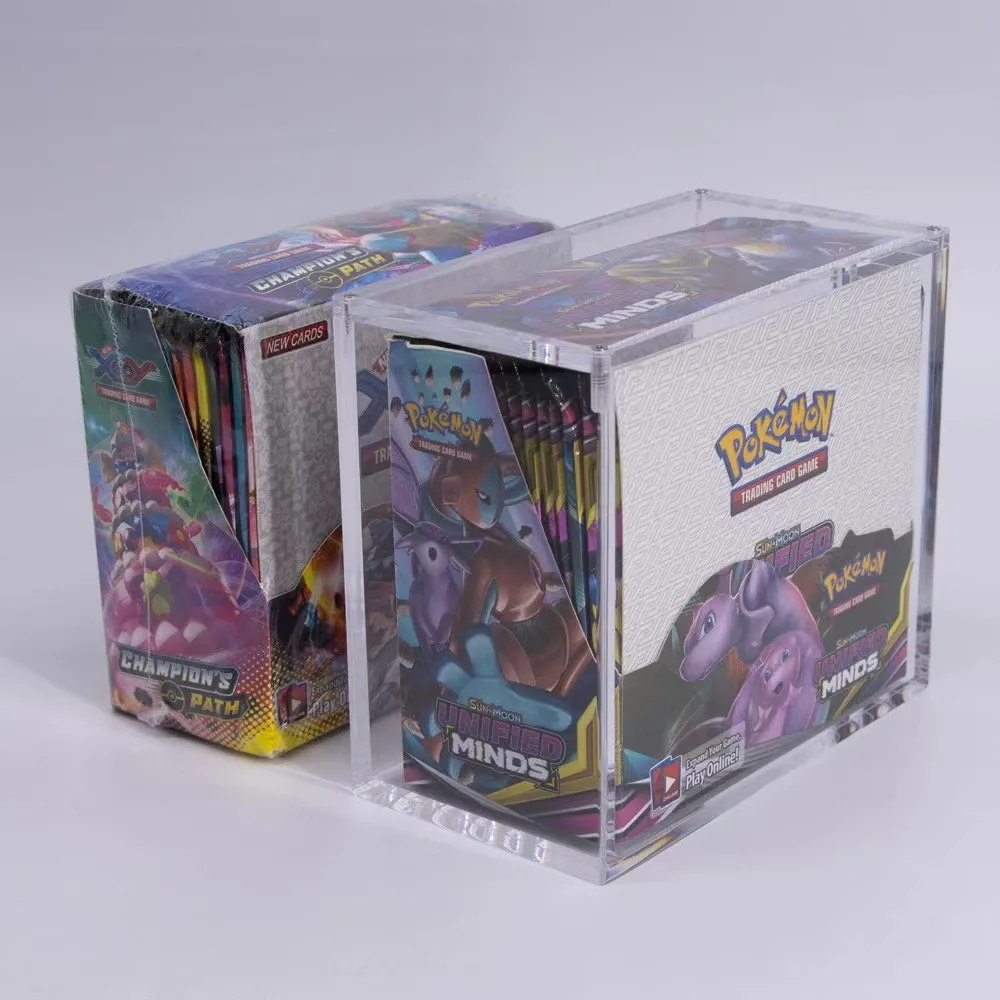 Acrylic Case Acrylic Cover For Tcg Card Booster Box 2 Pack 4 Inch ...