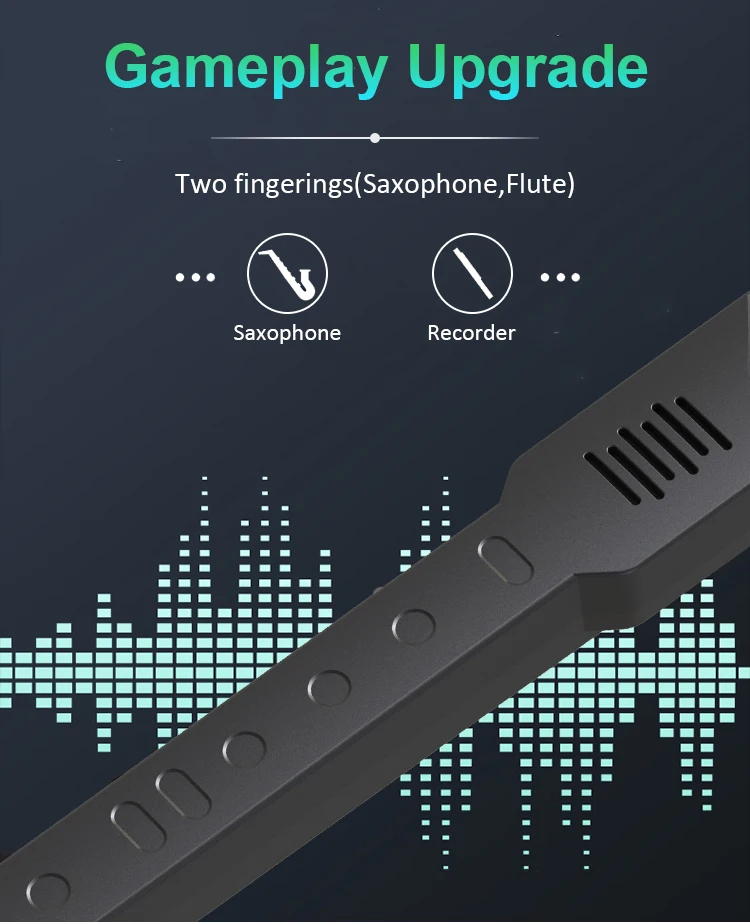 Battery Powered USB Mini MIDI Electronic Wind Instrument
