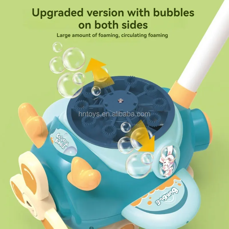 Automatic Push Pull Airplane Bubble Cart Kids Summer Outdoor Bubble ...