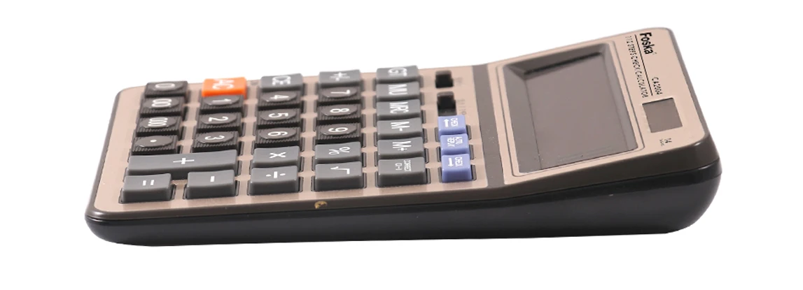 Foska Calculadora 14 Digit Solar Power And Battery Office Calculator ...