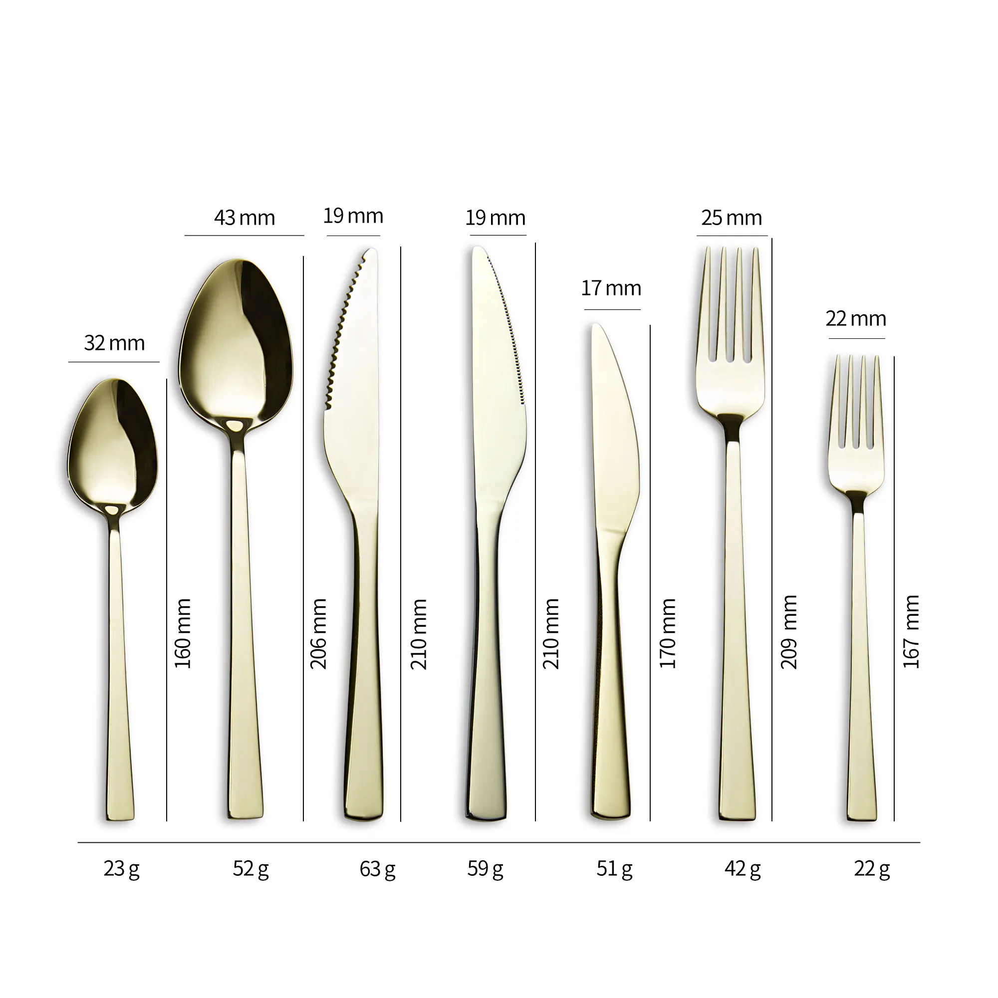 Top Sellers Thick Handle Stainless Steel Flatware for Hotels
