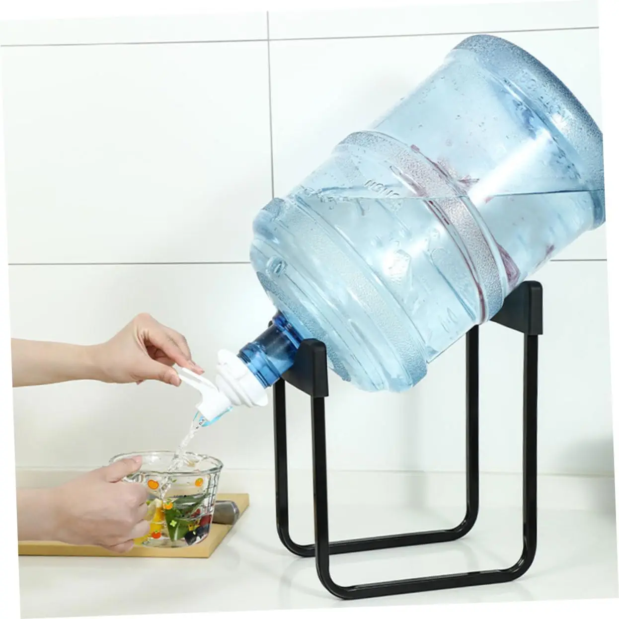5 Gallon Camping Bottled Water Inverted Drinking Rack Bucket Bracket ...
