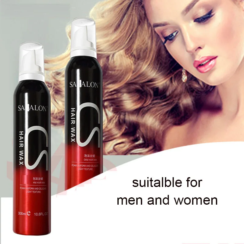 Personal Label Hair Mousse Strong Shaping Hair Wax Anti Frizz Styling ...