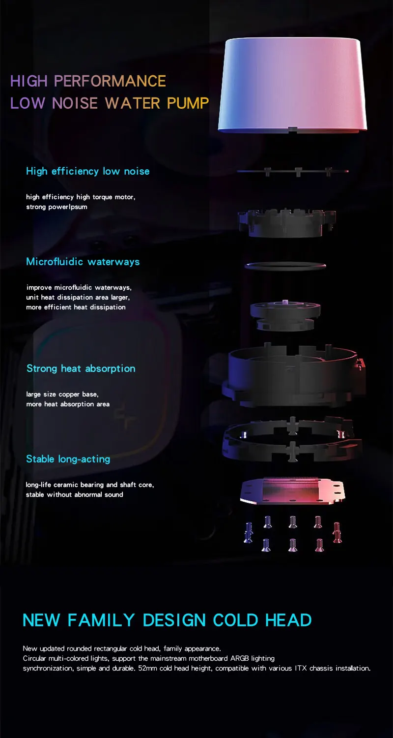 Deepcool LE720/520 Ice Element 360 RGB PC Coolers for AM5