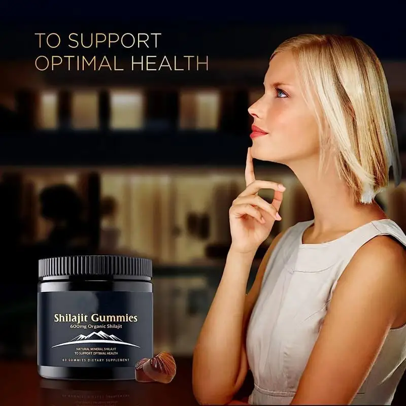 Customized Pure Shilajit Himalayan Shilajit Gummies Brain Memory With ...