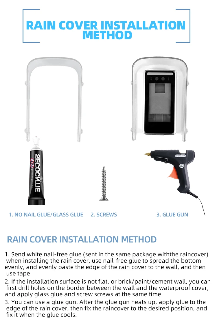 Card Reader Cover Bag Raincover Kinmade Barn Door Hardware Calling ...