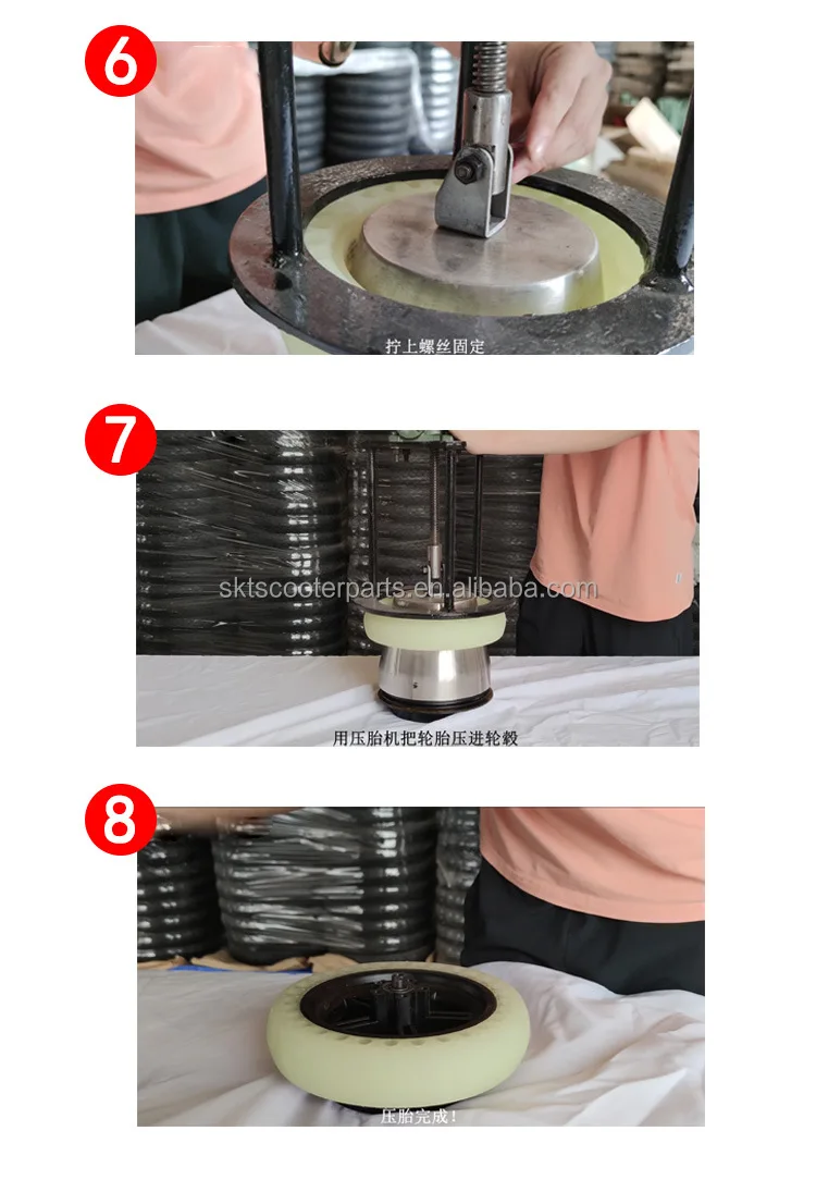 Solid Tyre Mounting Machine for 8.5 Inch Scooter Tires