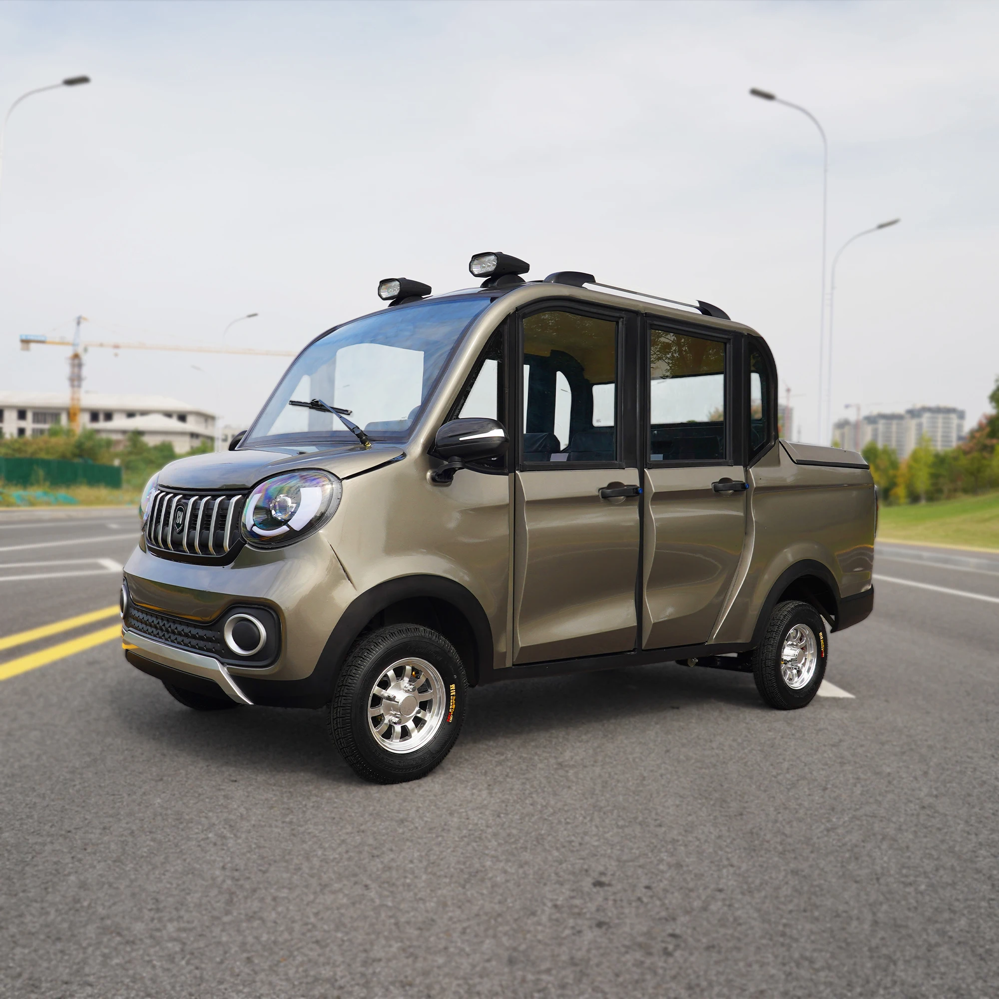 Pequeño 4x4 Ev Pickup Coche eléctrico Mini camioneta eléctrica Ev China ...