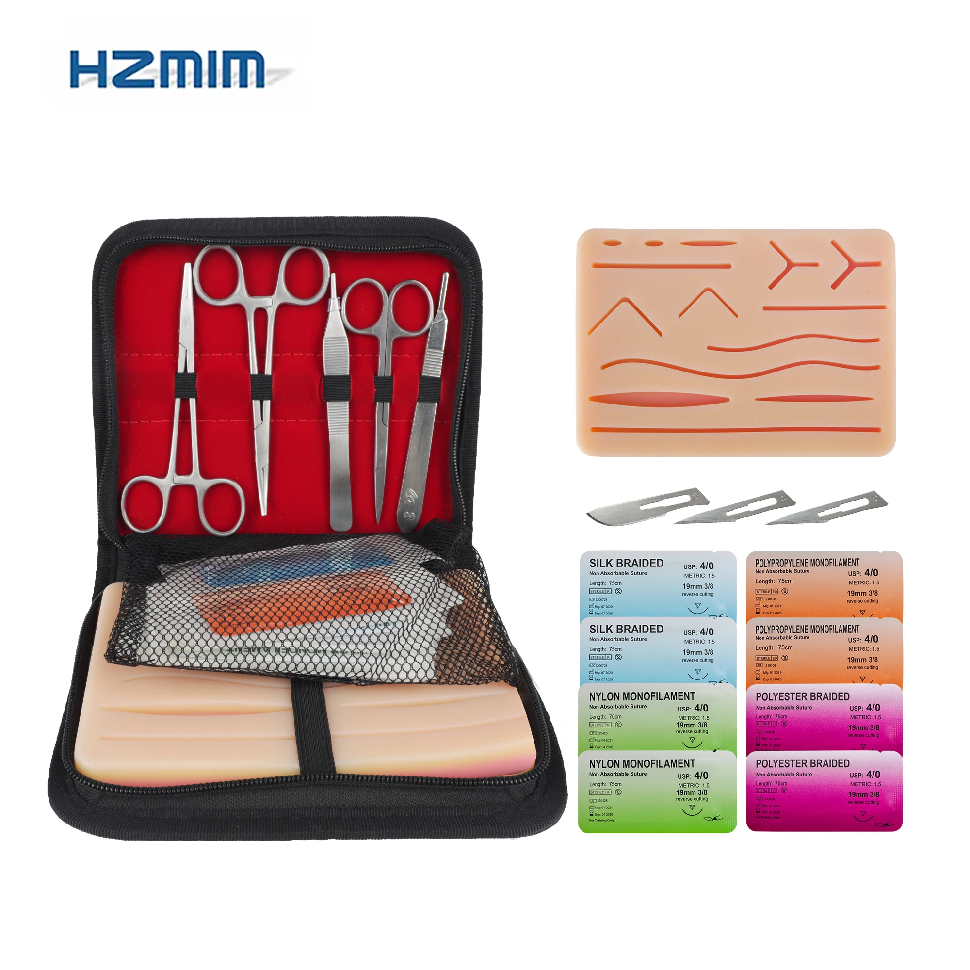 Medical Students' Stainless Steel Dissection Kit Anatomy Surgery Suture ...