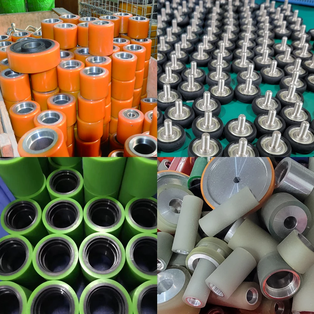 Custom Design and Fabrication Pipe Roller, Marine Urethane, Wide ...