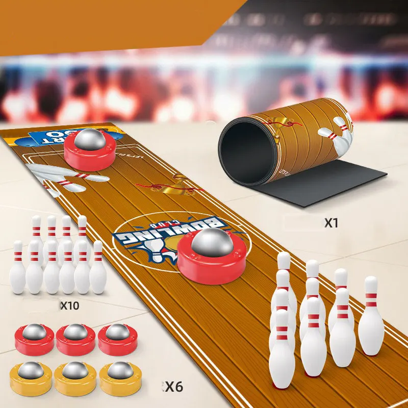 Kids Educational Indoor Football Curling Bowling Preschool Funny Play ...