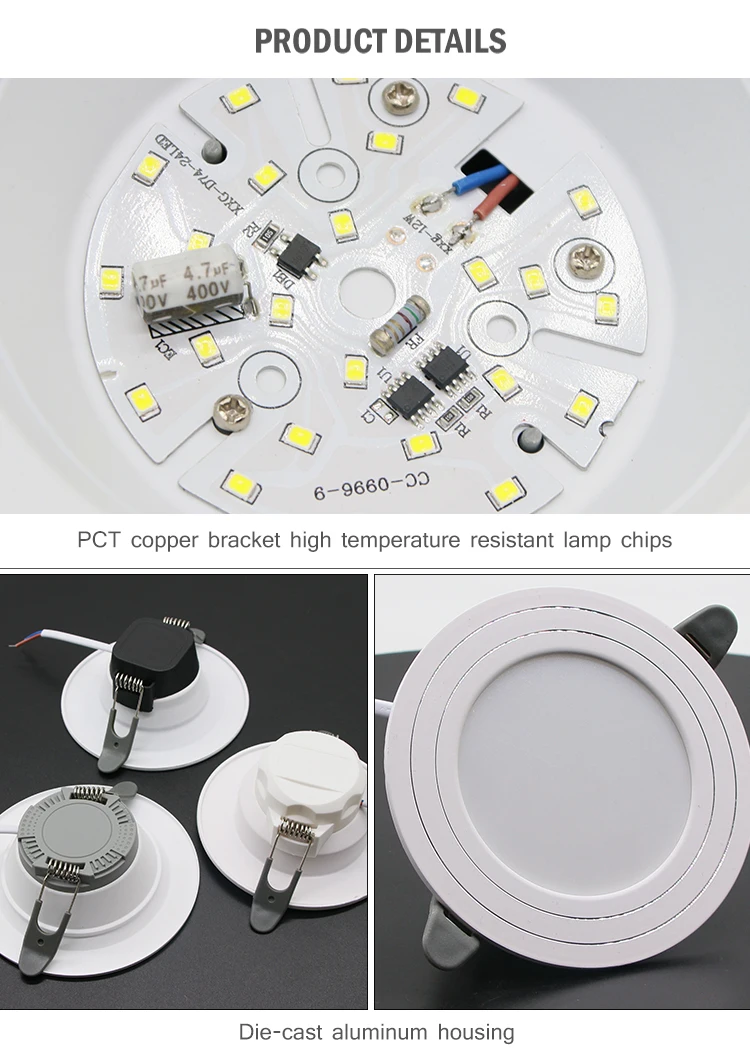 Spotlight DC 24V RGB LED SMD Downlight 12W - 7W LED Downlight