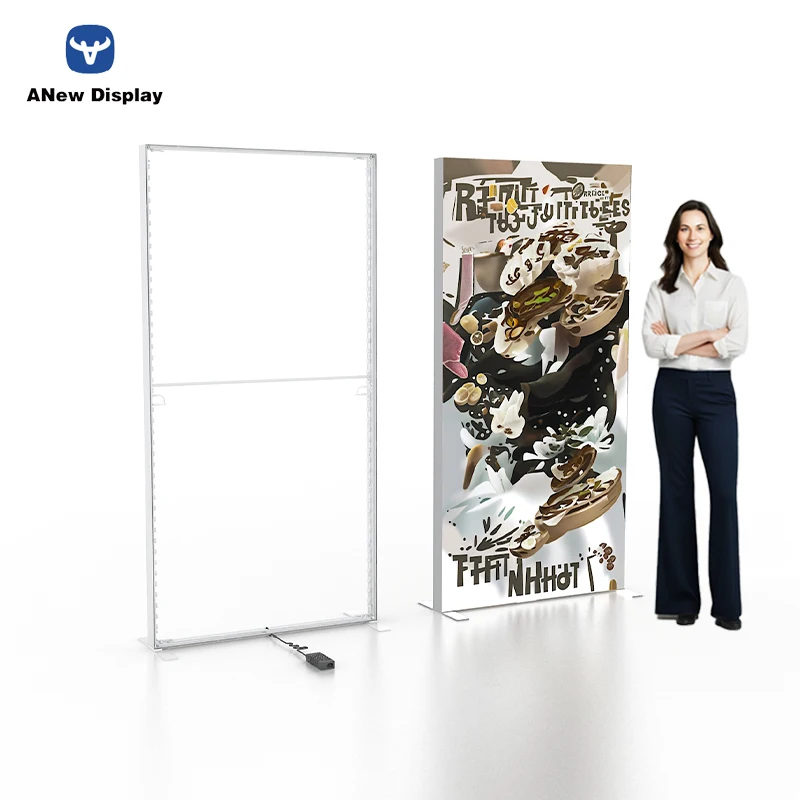 Custom Tool Free Seg Double Sided Fabric LED Display