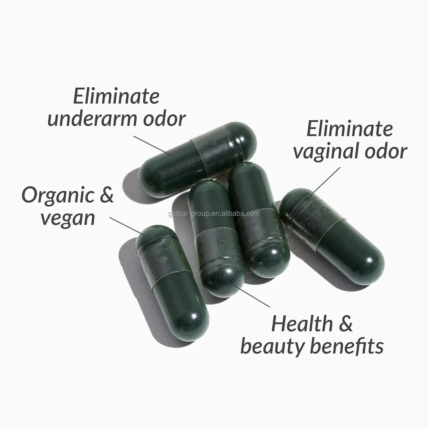 Oem Body Deodorizing Capsules Eliminate Underarm Odor Body Deodorizing ...