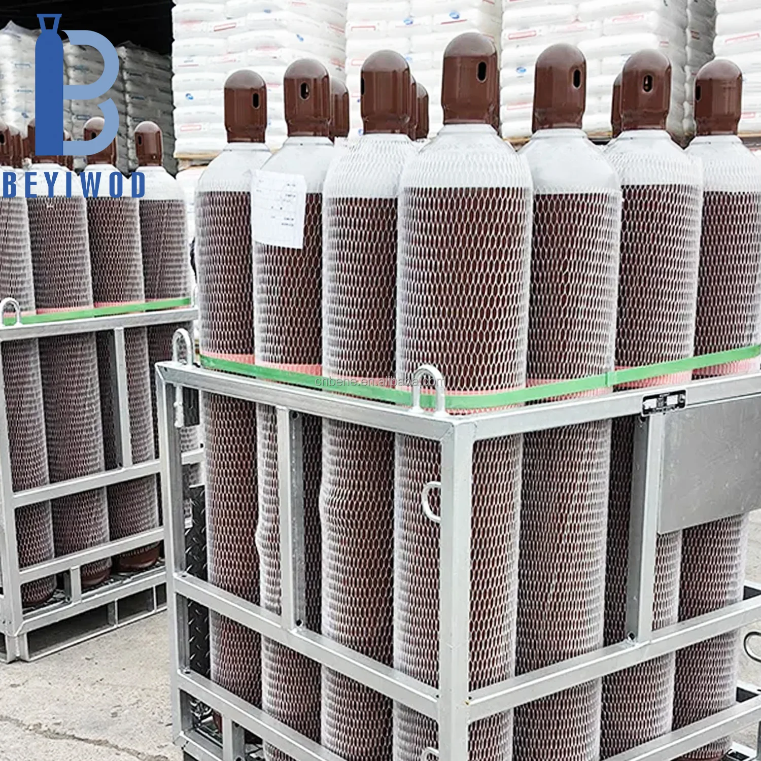 DOT-3AA 2400psi 300CF 235mm 48.8L Seamless Industrial Gas Tanks