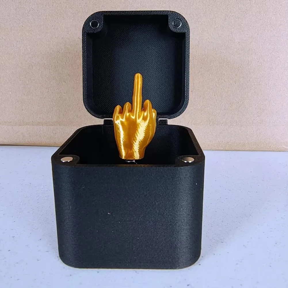 Middle Finger in a Box - Fun Prank Gift for All Ages