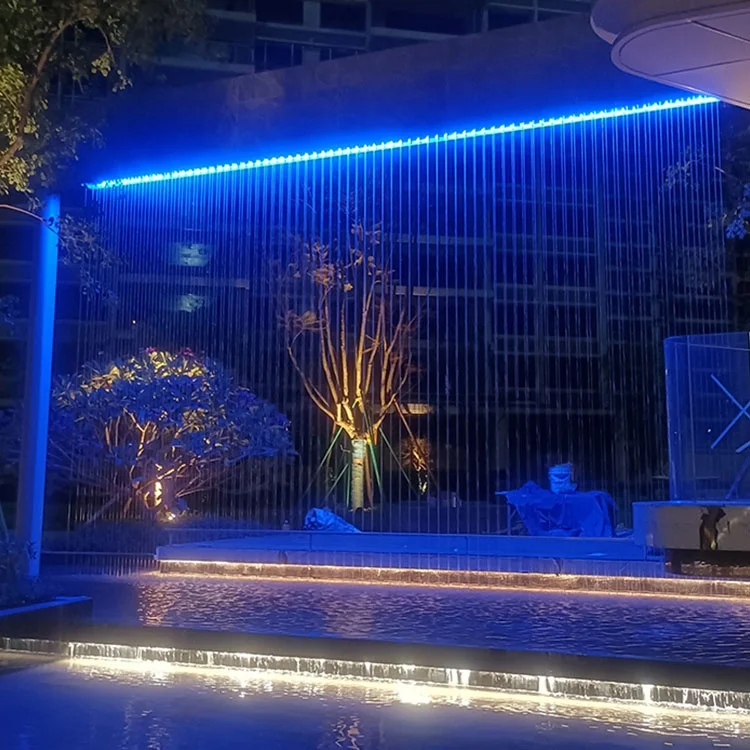 Stainless Steel Waterfall Rain Water Curtain for Outdoor