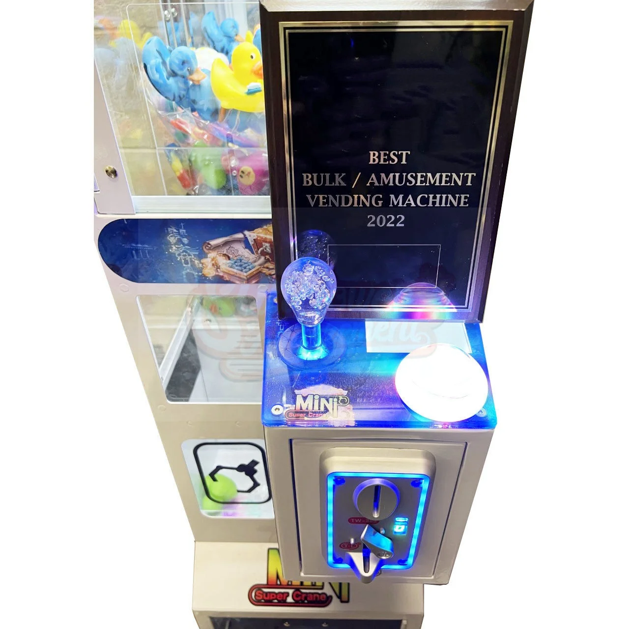 Shipping Mall Coin Operated Prize Toy Crane Claw Game Machine With Bill ...