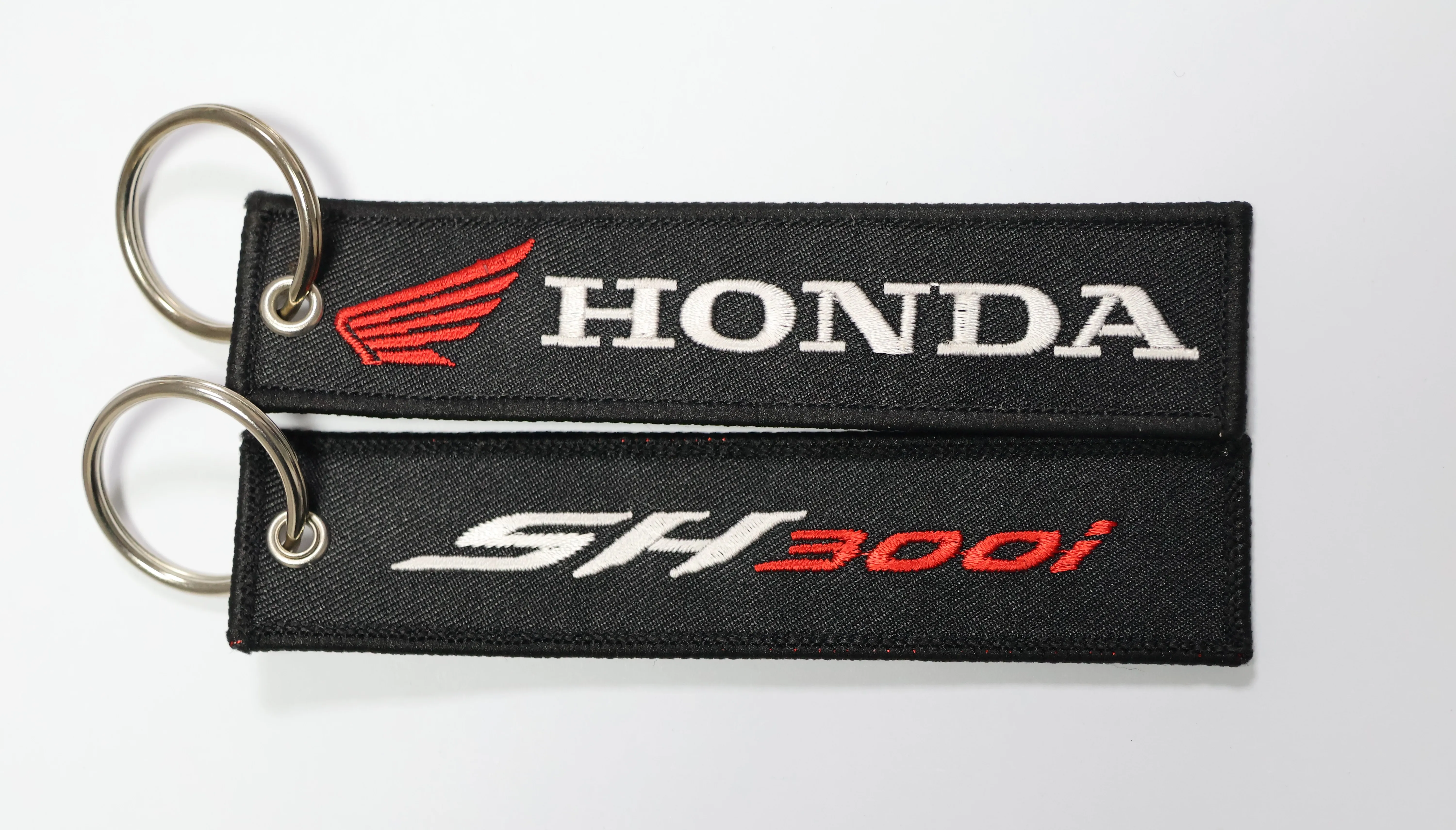 Custom logo Key Tag Embroidered Key Ring Custom Motorcycle Jet Tag Key ...