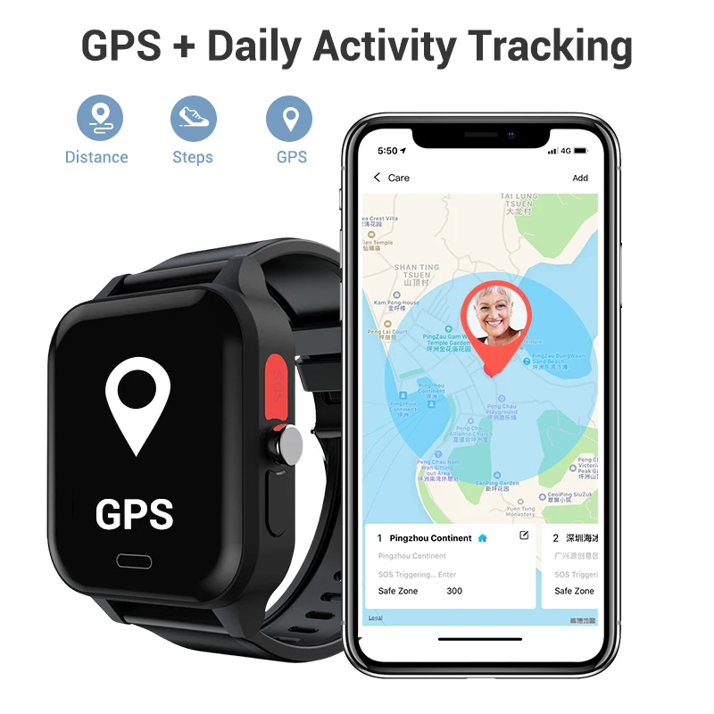 Alibaba.com: Gori 2032 2G/4G smartwatch with 4GB RAM, 64GB storage, and ...