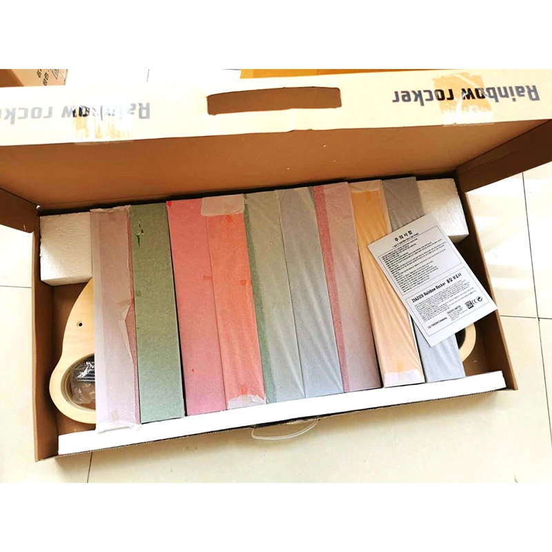 Xiha Montessori Rainbow Rocking Chair Climber Swing Balance Board ...