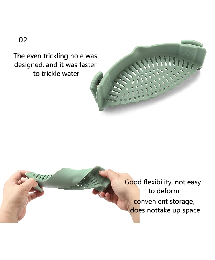 Silicone Sink Drain Strainer - Durable & Adjustable Design