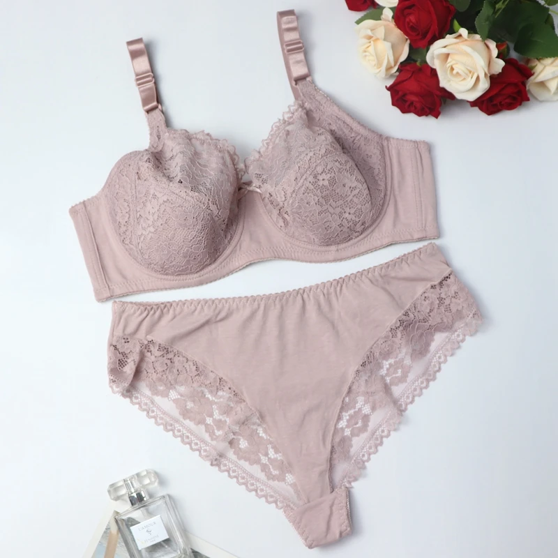 Custom Logo Lace Designer Famous Brand Bra Set Bras Fat Women Wholesale ...