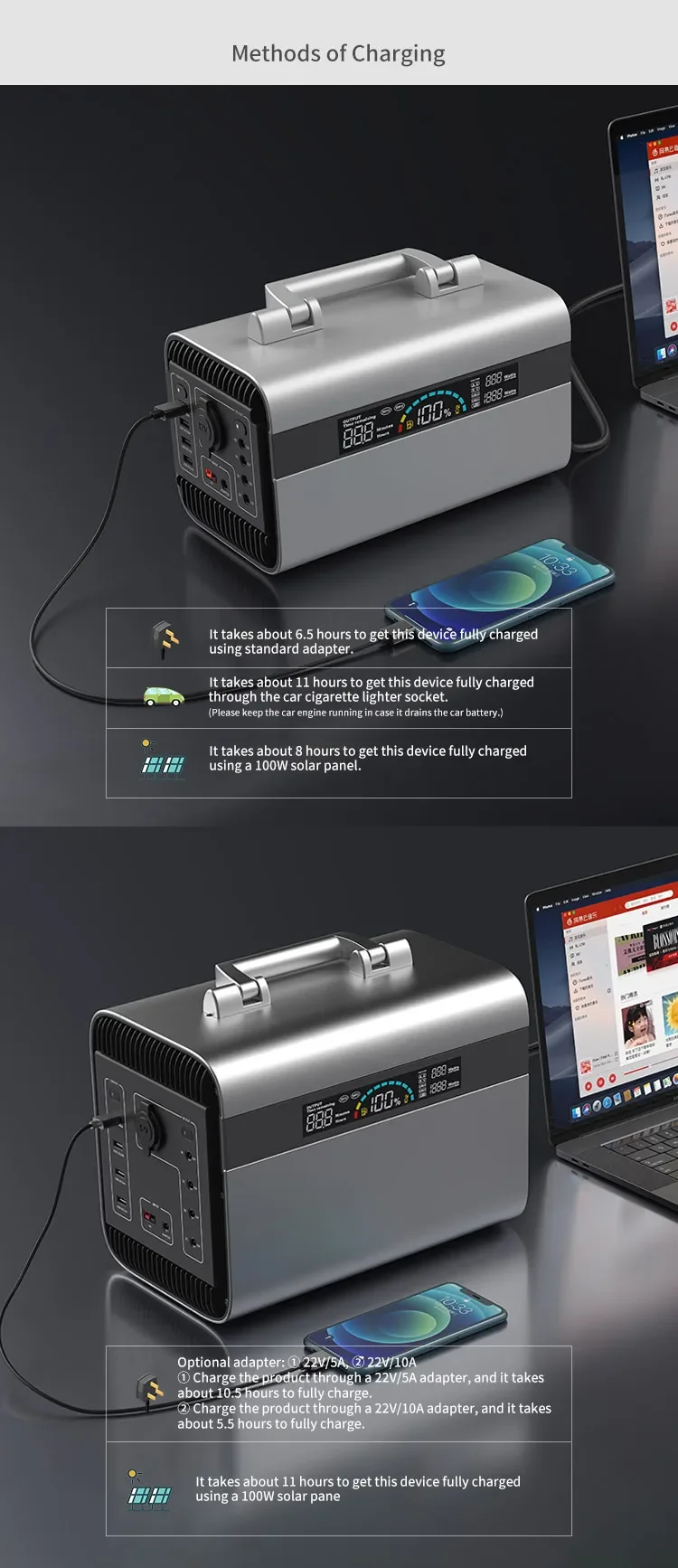 Ex-top 300w Portable Energy Storage Battery Station 220v 110v Battery ...