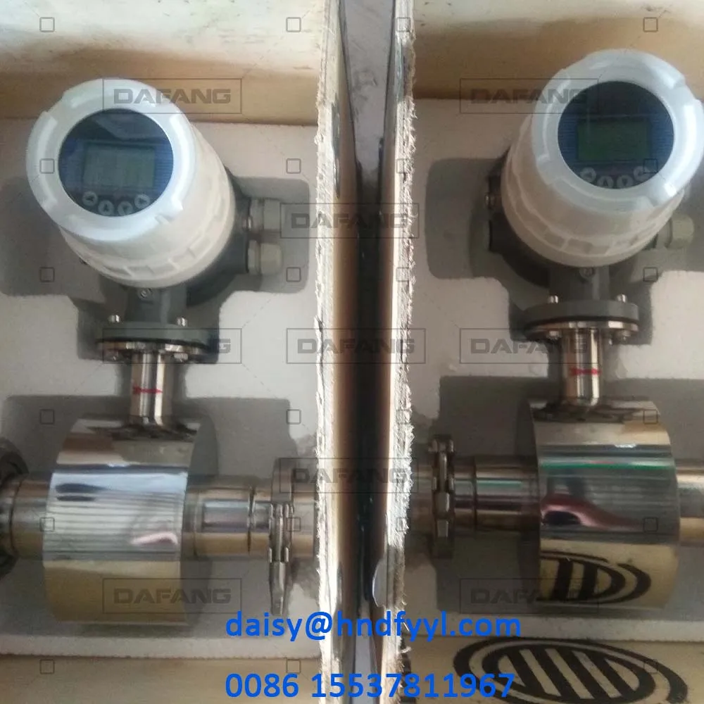 Sanitary Hygiene Caudalimetro De Leche Modbus Magnetic Beer Water Flow Meter 4-20ma Tri Clamp On ...