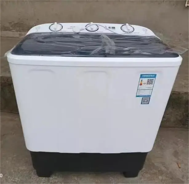 10kg Double Bucket Semi-automatic Washing Machine Stainless Steel ...